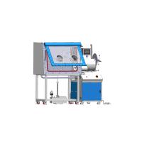 China German SIEMENS PLC Touch Screen Inert Gas Glove Box With Large Transition Cabin for sale