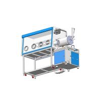 China 14.9L/5Kg Activated Carbon Cartridge Inert Gas Glove Box With Touch Screen Operation for sale
