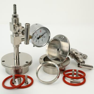 China Conflat CF Vacuum Tube Furnace Flange 8mm 30mm for sale