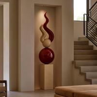 China Contemporary Metal Abstract Sculpture Custom Hotel Interior Artwork for sale