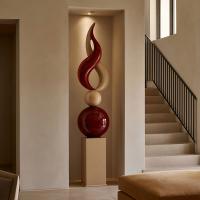 China Contemporary Metal Abstract Sculpture Custom Hotel Interior Artwork for sale