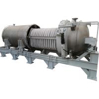 China 100psi 500L/H Pressure Leaf Filter Horizontal Metal Leaf Filter With Rail for sale