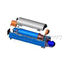 China Stainless Steel Decanter Centrifuge for Sludge Dewatering with 501-1000l/h Capacity and Self-cleaning Discharge for sale