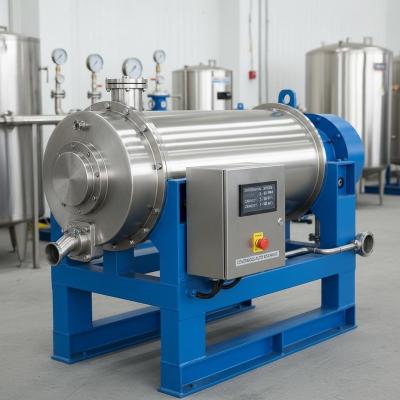 China Decanter Centrifuge Machine with 2rpm-30rpm Differential Speed and Continuous Auto Discharge for 1-100 M³/h Capacity for sale