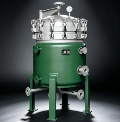 China Horizontal Pressure Leaf Filter 3m² Filtration Area Compact Precision Clarification Equipment for sale