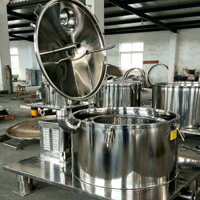 China PD Bag Lifting Upper Discharge Plate Centrifuge 1000mm Drum 140L 11kW 316L Steel for sale