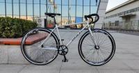 China 26 classic bike / OEM Single Speed Steel Fixed Gear Bikes With Disc Brake for sale