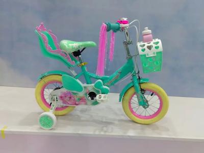 China Princess Kids Bikes For Girls 12 16 20 Inch Wheel Size With Backrest For Children'S Pedal Cycle for sale
