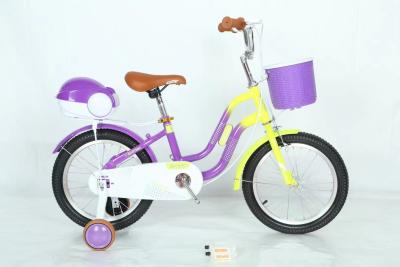 China 3 to 9 Years Old Girls Kids Bike 4 Wheels for Kid Baby Single Speed for sale