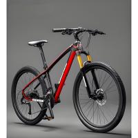 China Lightweight High Carbon Steel Frame Folding Mountain Bike With 27.5 Inches Wheel Size And Steel Fork Suspension for sale