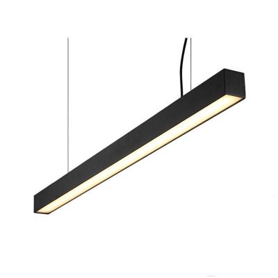 China Warm White 30W LED Continuous Linear Hanging Light Billiard For Workshop for sale