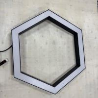 China 2700k-6500K Recessed Linear Light Fixtures Hollow Hexagonal For Gym Office Ceiling for sale