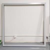 China Square Rectangle LED Linear Light Linkable Suspension Office School Supermarket for sale