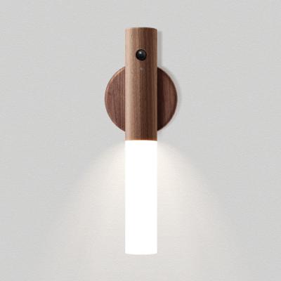 China Portable Wireless LED Sensor Lights Magnetic USB Motion Sensor Light Rechargeable Wall Induction Lamps for sale