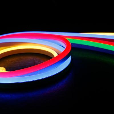 China RGB LED Neon Flex with Remote Control 50 Meters Pack Waterproof IP68 Decoration LED Rope Light for sale