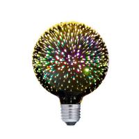 China LED Fireworks Light Bulb E27/E26 AC100-240V Heart Type Sharp Brick Star Type LED Fireworks Bulb String Lights for sale