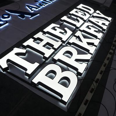 China Custom 3D LED Letter Table Sign Premium Sign with Customizable for Luxury Hotels Exclusive Areas for sale