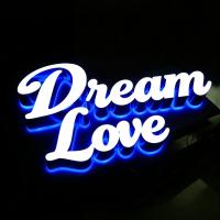 China Custom Business Sign Outdoor Custom LED Sign Outdoor Advertising Illuminated Letter for Hotel Waterproof LED Module or LED Strip for sale