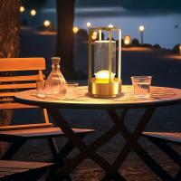China Industrial Style LED Table Lamp with 30000 Hours Lifespan Touch Control and Type-C Charging for Outdoor Camping for sale