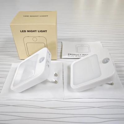 China 40000 Hours Working Time LED Night Light with Motion Detection and Frosted Glass Design for Bedrooms and Corridors for sale