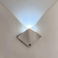 China Modern Style DC5V LED Wall Install Battery Rechargeable Manta Rays Motion Light Smart Sensor LED Night Light Beside for sale