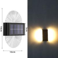 China Solar Powered IP65 Waterproof Wall Washing Light with ABS+PC Material for Outdoor Garden and Villa Decoration for sale