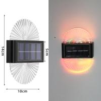 China Solar Powered IP65 Waterproof Wall Washing Light with ABS+PC Material for Outdoor Garden and Villa Decoration for sale
