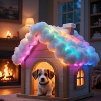 China Smart 3D Lightning Cloud Lamp with Bluetooth Voice Control and Dimmable Color Adjustment for Home Decor for sale