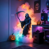 China APP Control DIY Handmade 3D Atmosphere Lamp with RGB Lights for Room Decor and E-sports for sale