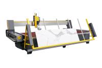 China Metal Gantry Cutting Machine 220V / 380V / 415V Water Jet Glass Cutting Machine for sale