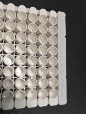 China High Binding 96-Well ELISA Plate with 600ng/cm² Protein Adsorption Capacity and <5% Batch Variation - 8x12 Strip Format for sale