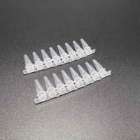 China 0.2 mL PCR Tube with Clear Hat Caps - Sterile 8-Pack Low-Profile Design for PCR and qPCR Systems for sale