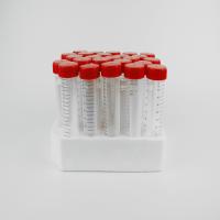 China 50mL Conical Bottom Centrifuge Tubes - Sterile, Racked, 9500g Capacity, Medical Grade PP for Biological Samples for sale