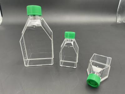 China 25cm² TCT Flask with Vent Cap - Sterile Cell Culture Consumables with Patented Design for sale