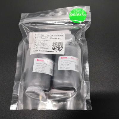 China His Tag Protein Purification IDA-Nickel Magnetic Beads 30-150μm 10% v/v with 30-40 mg/mL Binding Capacity for sale