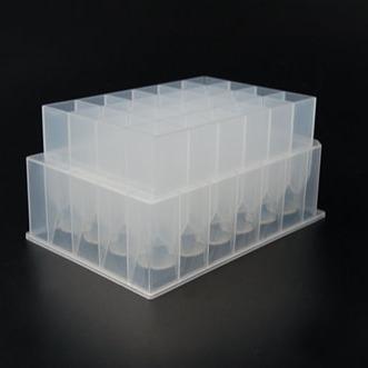 China Square Well V Bottom 24 Deep Well Plates 15mL Capacity for Large Volume Sample Purification Systems for sale