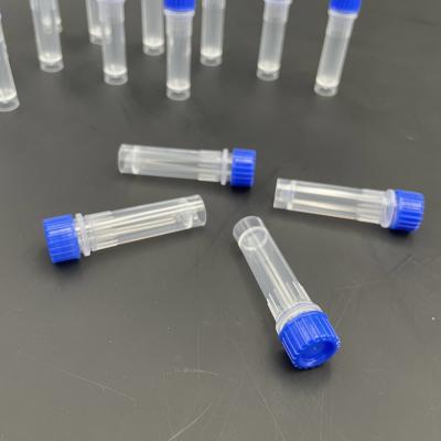China Medical Polypropylene Sample Collection Vials 1.8mL Sterile with Joint Ring - 121°C Autoclavable, DNase/RNase Free for sale