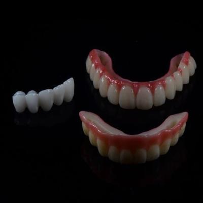 China CAD CAM Milled Teeth Temporary Dental Implant Prosthesis Crown Bridge for sale