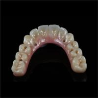 China Fixed Restorations Full Arch Zirconia Implant Bridge Denture Teeth for sale