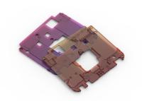 China OEM / ODM ：Custom  Consumer Electronics Molds / Transparent Three-proof Phone Upper Bottom Housing (1*4) No.23690 for sale