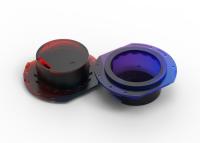 China OEM / ODM ： Double Injection Molding & Transparent Smart Doorbell Button (1*4) No.23675 & 23676 for sale