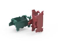 China OEM / ODM ： Precision Injection Molding & Earphone charging box bracket (1*4) No.24201 for sale