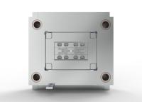 China OEM / ODM : Plastic Injection Molds / Earphone left battery bracket (1*8) / hot sprue / cold runner. No.24209 for sale