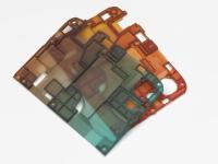 China OEM / ODM ： Multi Cavity Injection Mold & Transparent mainboard bracket (1*2)  No.22684 for sale