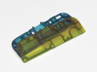 China OEM / ODM ： Multi Cavity Injection Mold & Transparent mini mainboard bracket (1*4) No.22685 for sale