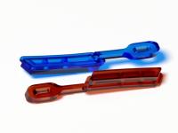 China Transparent key (1*8)/ Cold runner / Two-plates mold No.19017 for sale