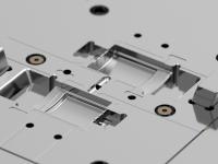 China OEM / ODM ： Cold Runner Injection Molding & Transparent Medical Instrument Cover (1*2) No.23670 for sale