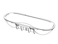 China OEM / ODM ： Precision Injection Molding & Upper Inner Cover for Earphone Charging Box No.24196 for sale
