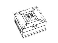 China POA Side Guide Bracket (1*2)/ Cold Runner /Three-Plates Mold No.22728 for sale