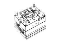 China POA Rear Pad (1*1) / Cold runner / Two-plates mold No.22730 for sale